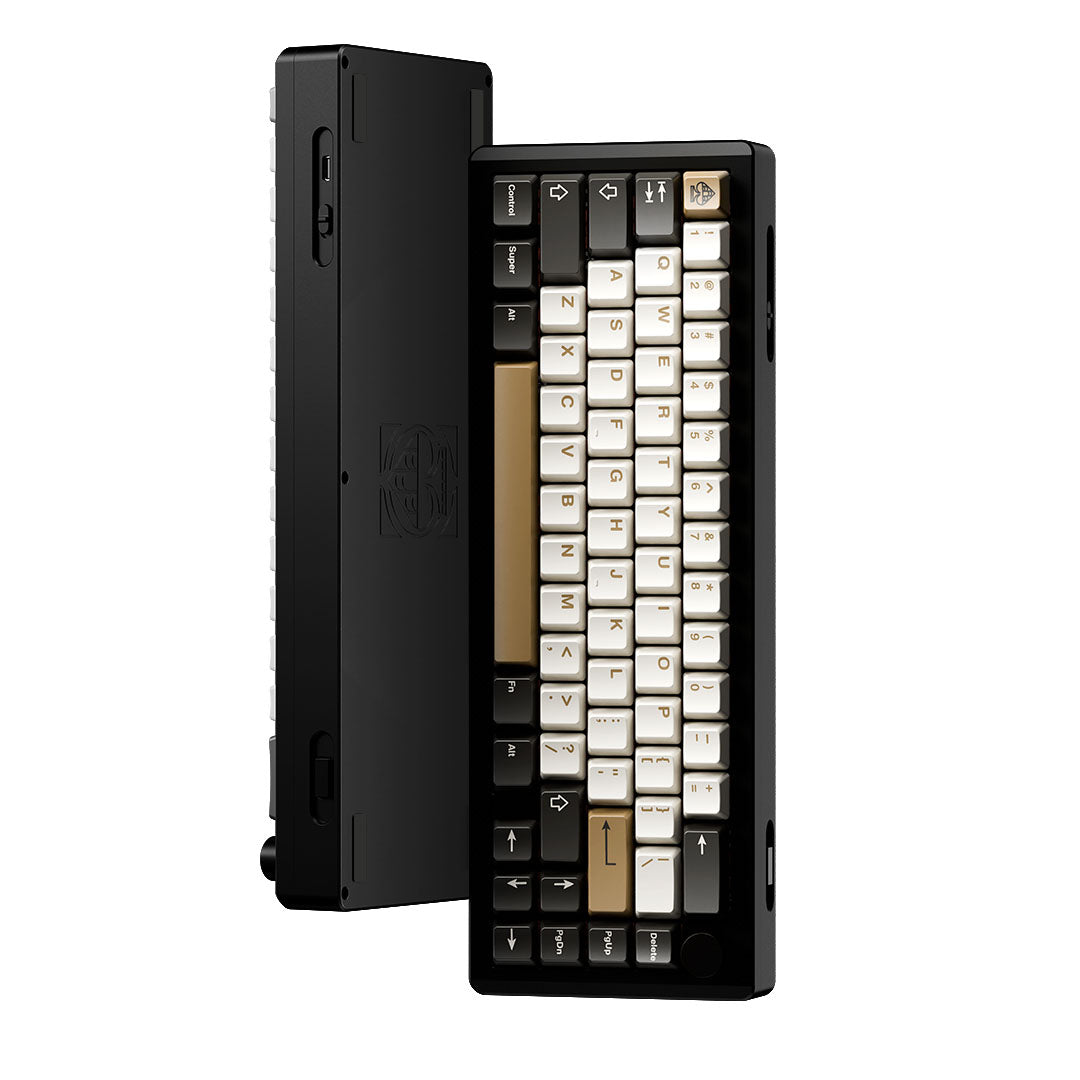 Noir Spade65 QMK/VIA 65% Multi Layout Aluminum Mechanical Keyboard Gas ...