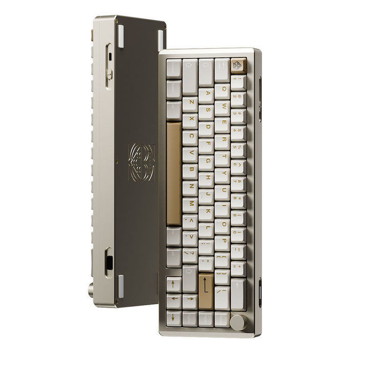 Noir Spade65 QMK/VIA 65% Multi Layout Aluminum Mechanical Keyboard Gas ...