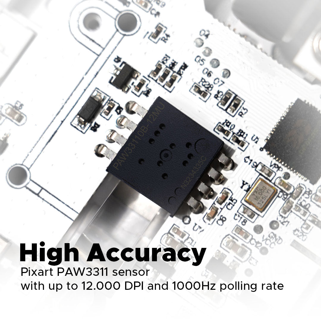 Noir M1 Nex Wireless Lightweight Gaming Mouse PMW 3331 – Noir Gear