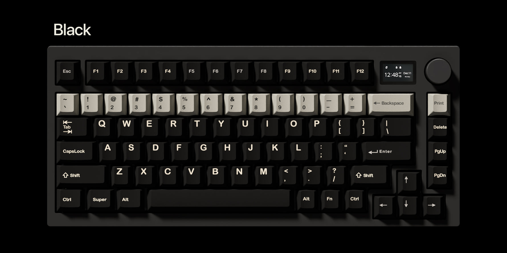 Noir Timeless82 v2 Classic Edition Mechanical Keyboard Gasket Mount ...